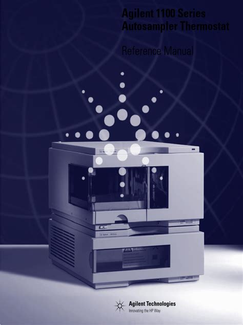 G1330b 1100 Series Autosampler Thermostat Reference Manual 08 2001 Eng