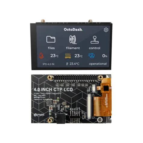 4 Inch Ctp Lcd Screen 800x480 Pixels Capacitive Touch Screen For 3d Printer Octoprint Ui For