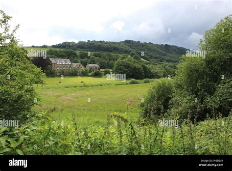 View Of Scout Rock Above Mytholmroyd West Yorkshire England Poet