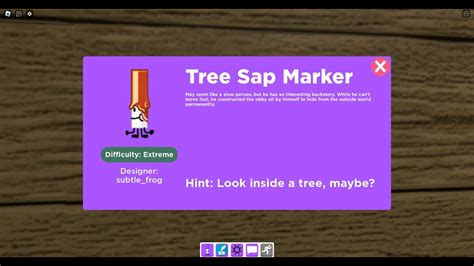 Find The Markers How To Get Tree Sap Marker YouTube
