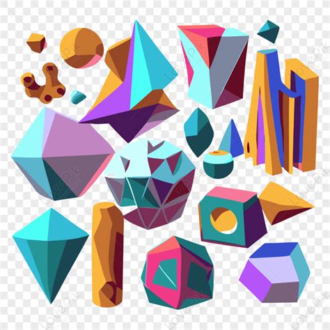 기하학적 모양 벡터상표클립 아트만화 Png 일러스트 무료 다운로드 Lovepik