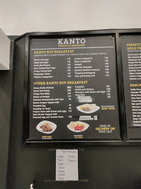 Menu At Kanto Freestyle Breakfast Morato Restaurant Quezon City J2hmqh4