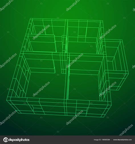 Wireframe Architecture Building Stock Vector By ©newb1 198565384 Wireframe Architecture Building Stock Vector By ©newb1 198565384