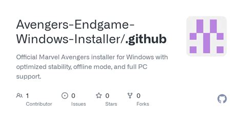 Releases · Avengers Endgame Windows Installergithub · Github
