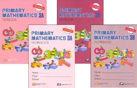 Primary Mathematics Grade 3 Set Textbooks 3a And 3b Workbooks 3a And