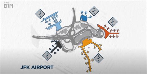 Jfk Building Map Jfk Airport Builds New Terminals As Part Of