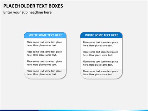 Placeholder Text Boxes Powerpoint Sketchbubble
