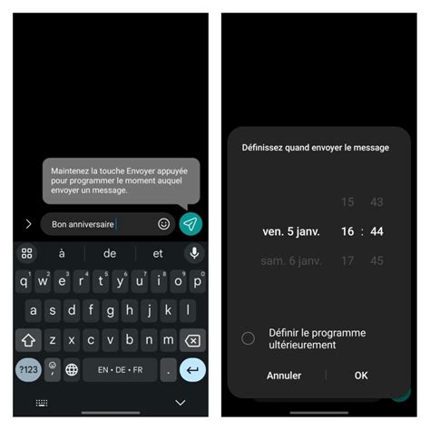Comment Programmer Lenvoi Dun Message Sms Sur Android
