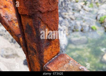 Rust Series The Beauty Of Rust In The Multi Coloured Oxidation Stock Photo Alamy