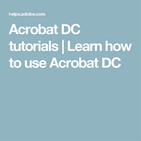 Adobe Acrobat Dc Tutorials 2016 Artofit