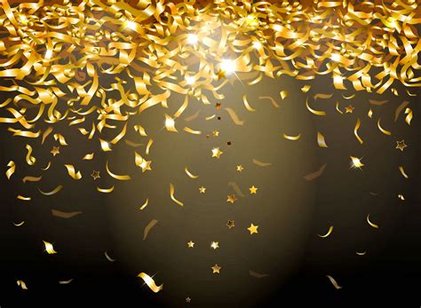 Gold Confetti Falling Free At Pamela Allis Blog