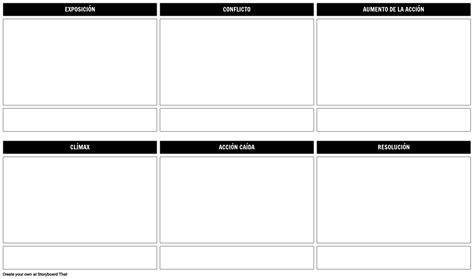 Diagrama De Plantilla 16x9 Storyboard Por Es Examples