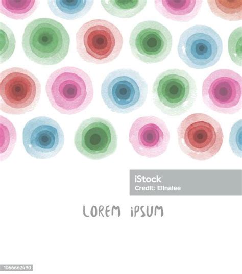 추상 손으로 그린 잉크 텍스처 밝은 수채화 원입니다 잉크 세척 흰색 바탕에 그림입니다 그림 그리기에 대한 스톡 벡터 아트 및