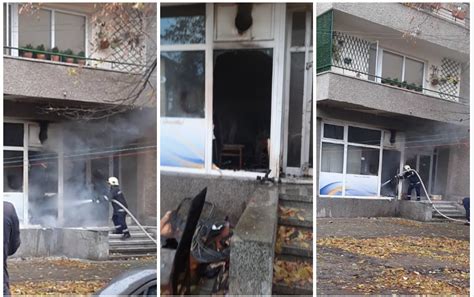 Пожар в центъра на Перник Гори пенсионерски клуб