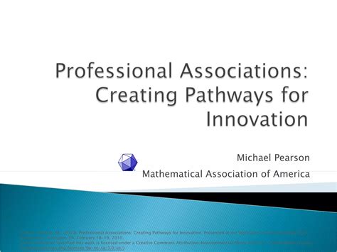 Professional Associations Creatinge Pathways For Innovation Ppt