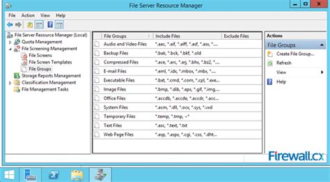 Windows Server 2012 File Server Resources Manager Fsrm Installation And Configuration Block