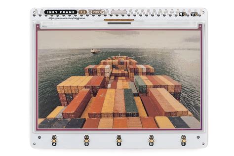 Inky Frame 73 Inch Raspberry Pi 7 Color Epaper Display Electronics