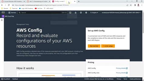 Aws Security Foundations Lab 71 Remediating An Incident By Using