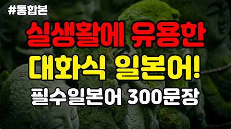 일본어스타터 듣기만해도 바로 사용할 수 있는 유용한 생활 일본어 300문장 편안하게 들어보세요 ㅣ 일본어회화 기초일본어