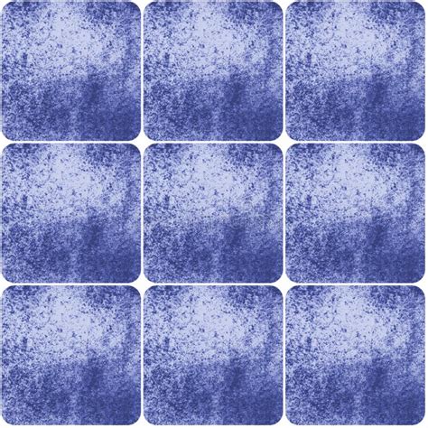 Seamless Pattern Dark Blue Square Tiles With Rounded Corners Made Of