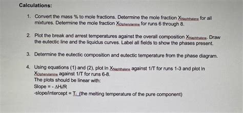 experiment binary solid liquid phase diagram i need