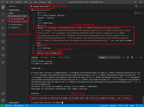 Using Roslyn C Compiler In Net 5 Jenxsi