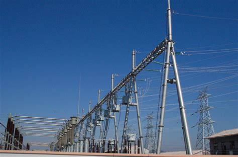 Galvanized Steel Structure Electrical Substation Structures Hot Dip