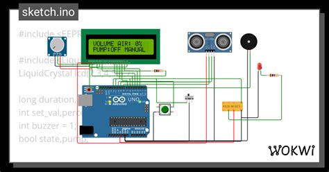 Sensor Water Level Wokwi Esp32 Stm32 Arduino Simulator
