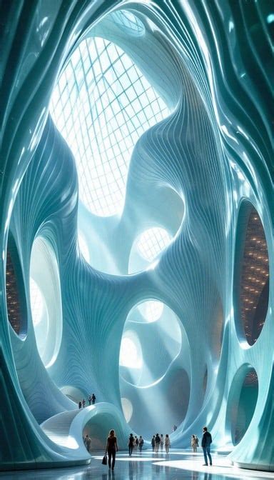 Free Flowing Ocean Architecture Photo Architecture Futuristic