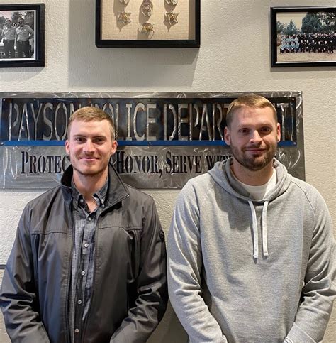We Are Proud To Introduce To Payson Police Department Facebook