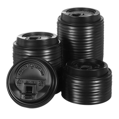 Disposable Coffee Cup Lids 50 Count 80mm Plastic Lids For 8oz Coffee Cups Suitable For Cold