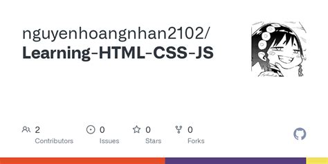 Github Nguyenhoangnhan2102learning Html Css Js