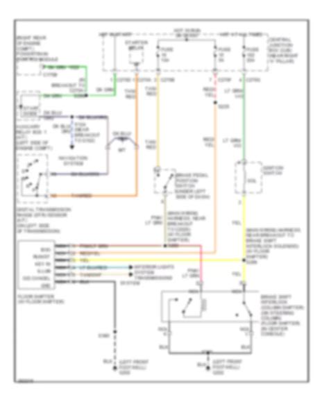 Shift Interlock — Ford Pickup F250 Super Duty 2008 Wiring Diagram Wiring Diagrams For Cars