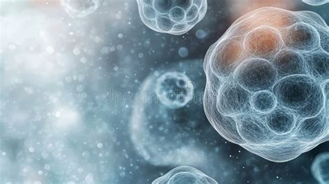 Beautiful Microscopic View Of Cells Showcasing Their Intricate Structures And Details In A