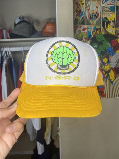 Pharrell Rare 2000s N E R D Hat Grailed