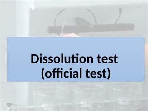 Dissolution Technique In Pharmaceutical Industry Pptx