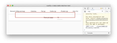 [bug report] v data table using v slot body no data text not show in