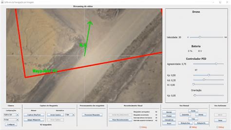 Screenshot Of The Gcs Developed During An Image Navigation Simulation Download Scientific Diagram