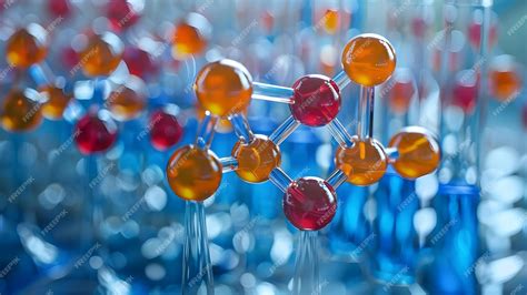 Premium Photo Visual Guide Exploring Molecular Models Chemical Bonds Chromatography Polymer