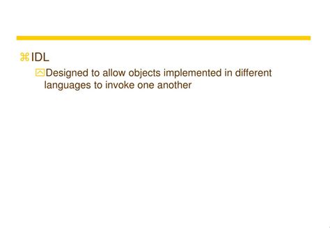Ppt Communication Between Distributed Objects Powerpoint Presentation