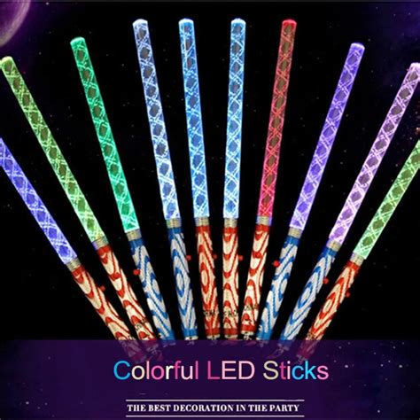 Светодиодный вечерние восторженные мигающие палочки светодиодный светильник светящаяся палочка