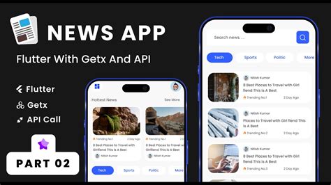 📰 Building A News App In Flutter With Api Integration Flutter Tutorial Flutterhero Youtube