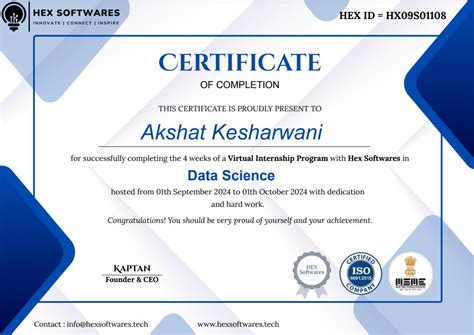 Akshat Kesharwani On Linkedin Datascience Internship Growth