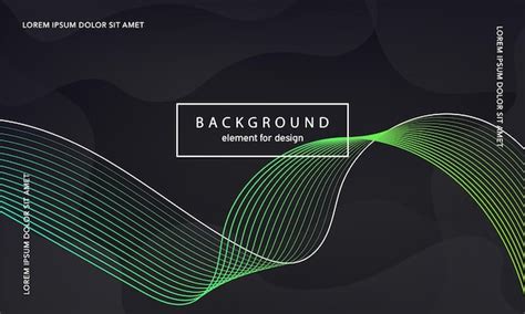 Premium Vector Abstract Background Gradient Wave Element For Design Poster