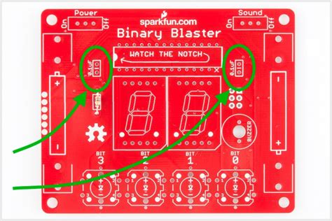 Binary Blaster Assembly Guide Sparkfun Learn