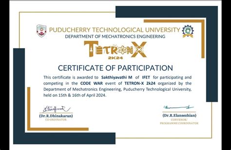 Sakthiyavathi M On Linkedin Helloconnections Tetron Codewar