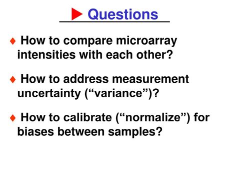Ppt Microarray Normalization Error Models Quality Powerpoint