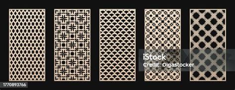 Cnc 레이저 절단용 장식 패널 동양 패턴의 벡터 모음 스텐실에 대한 스톡 벡터 아트 및 기타 이미지 스텐실 중국 문화