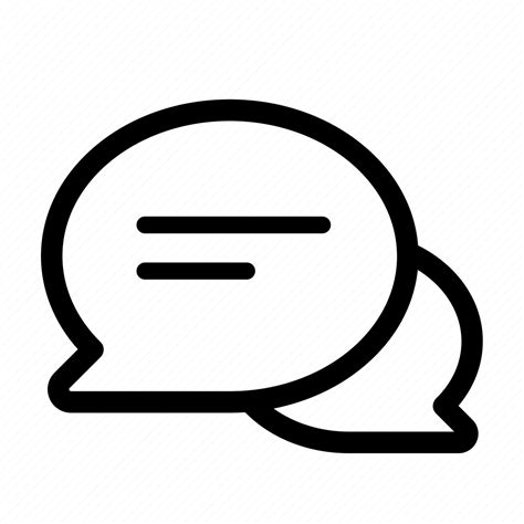 Chat Text Communication Conversation Message Icon Download On