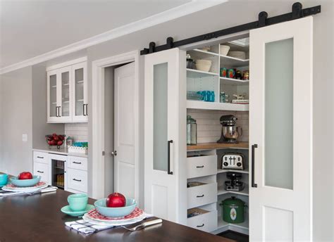Frosted Glass Pantry Door